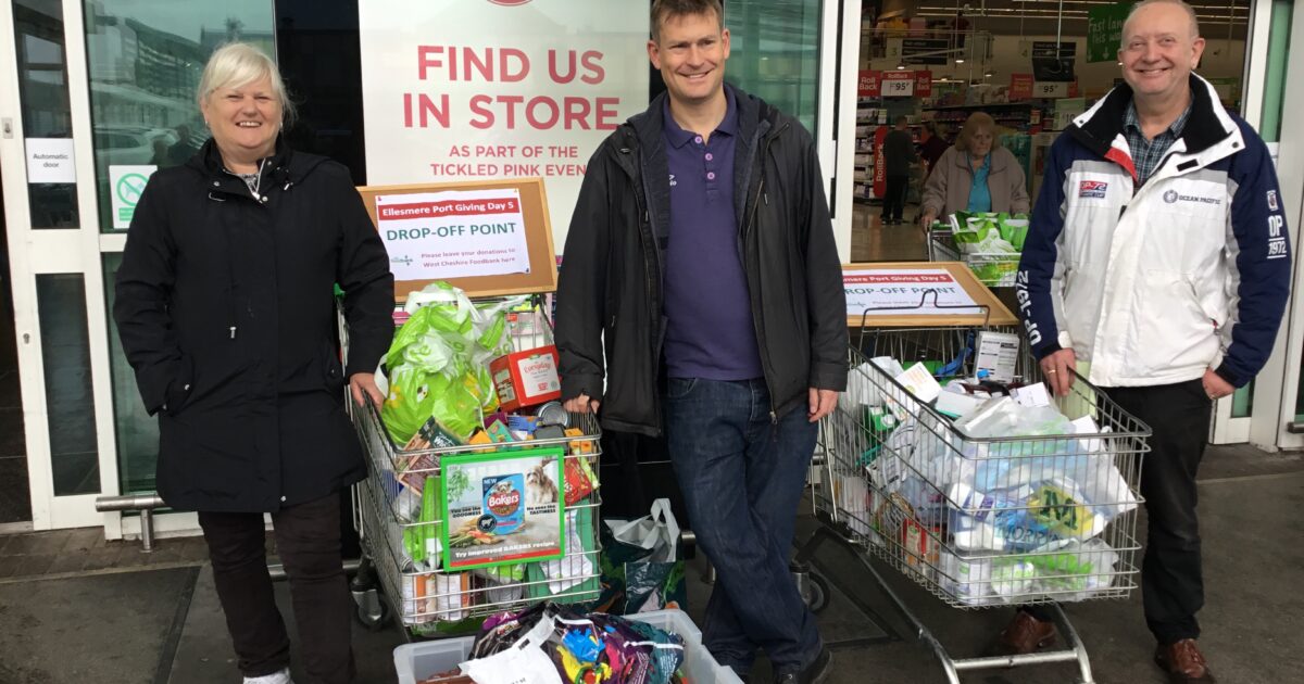 Justin thanks generous residents following successful foodbank ...