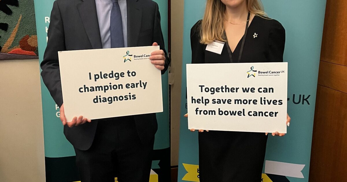 MP raises awareness of bowel cancer - Justin Madders